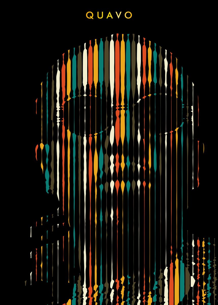 'QUAVO' Poster, picture, metal print, paint by Yusuf Dedi Wijaya | Displate