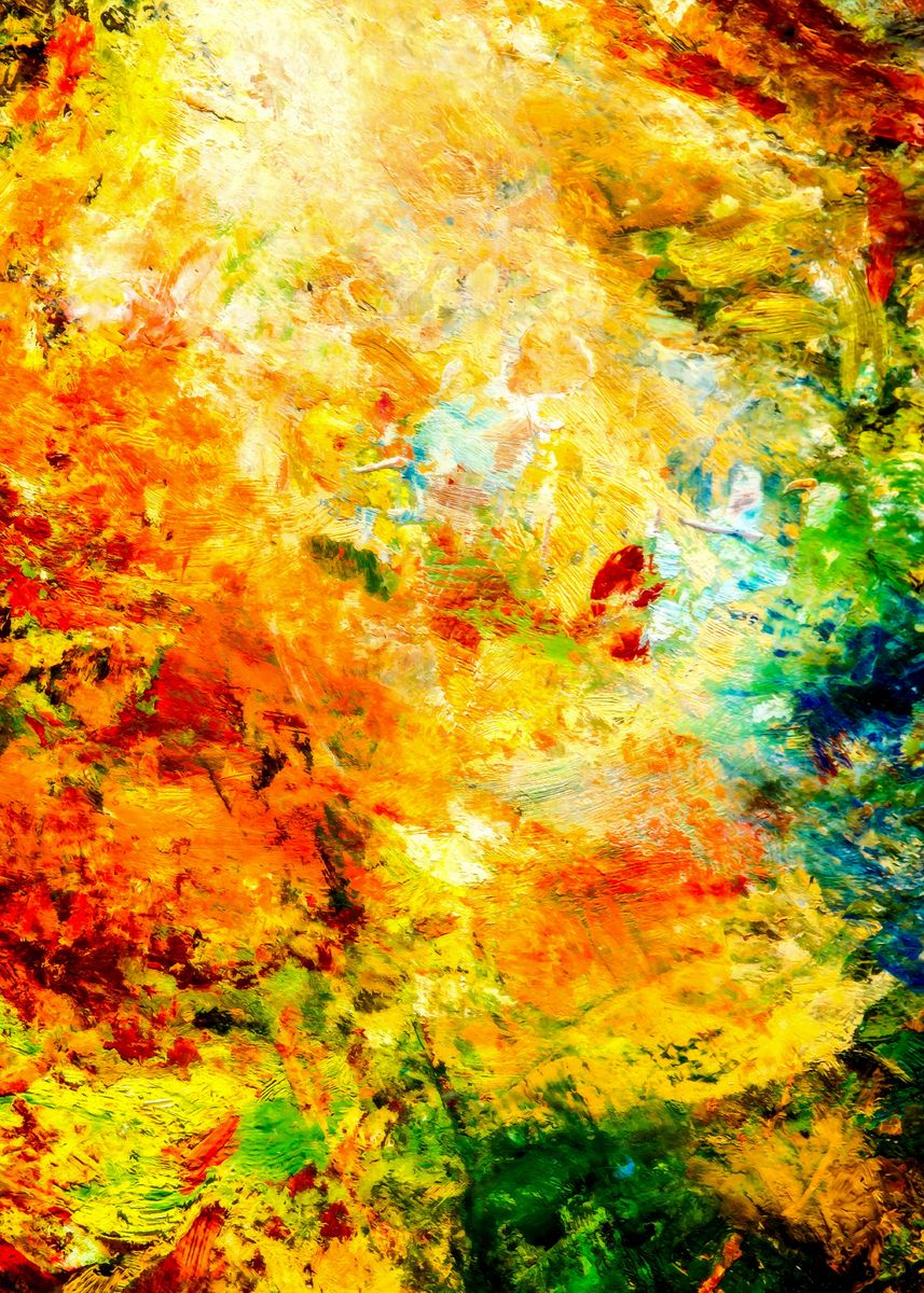 'Fantastic Sunset Oil Paint' Poster by Art Ofphotos | Displate