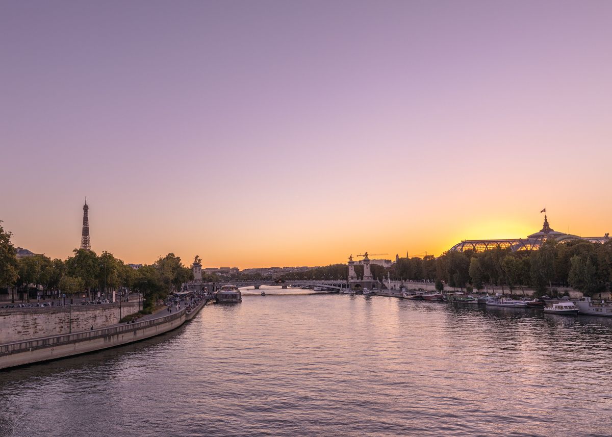 'Paris on Fire' Poster by Ale Jus | Displate