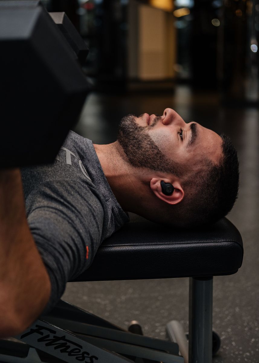 'Weight lifting face ' Poster, picture, metal print, paint by Sam Brady ...