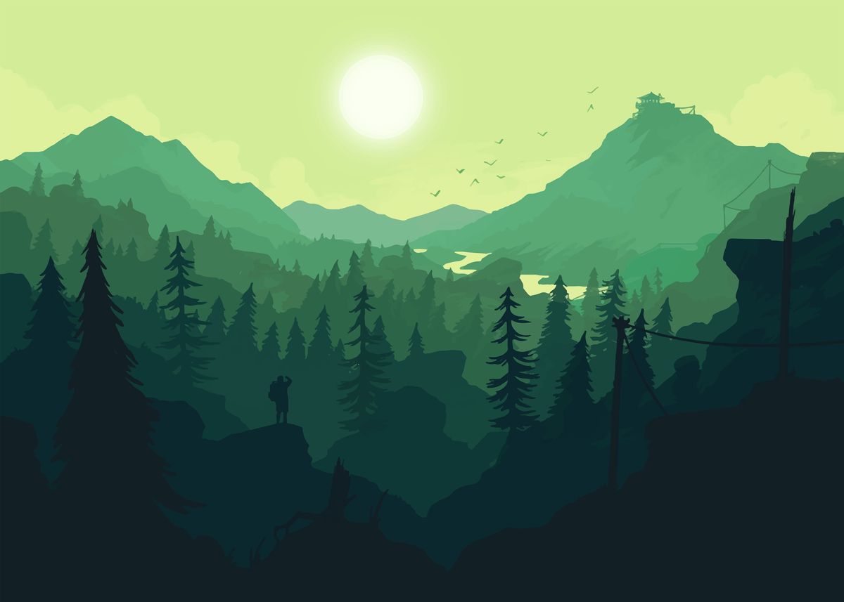 'Firewatch' Poster by Kunyah | Displate