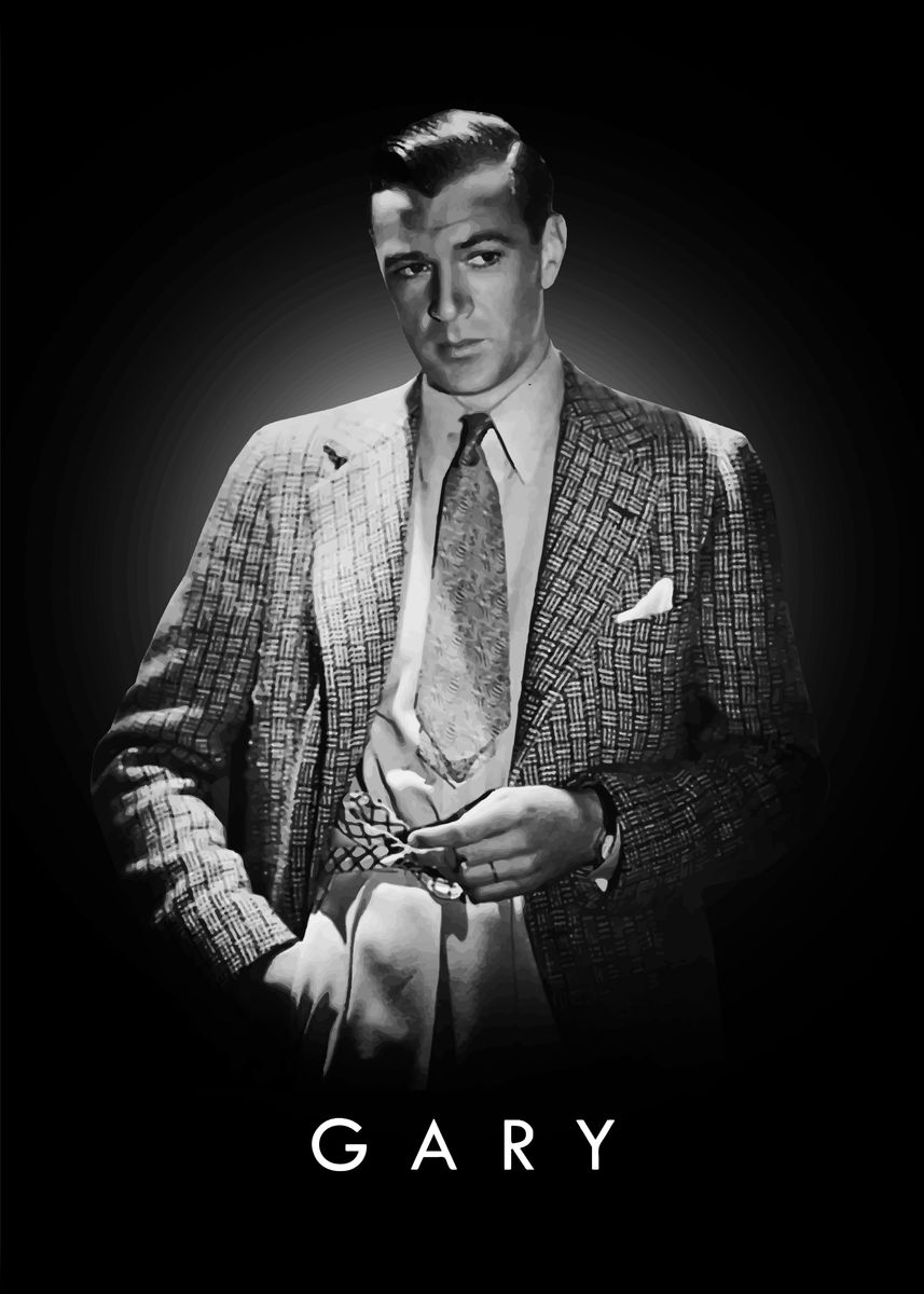 'Gary Cooper' Poster by Bo Kev | Displate