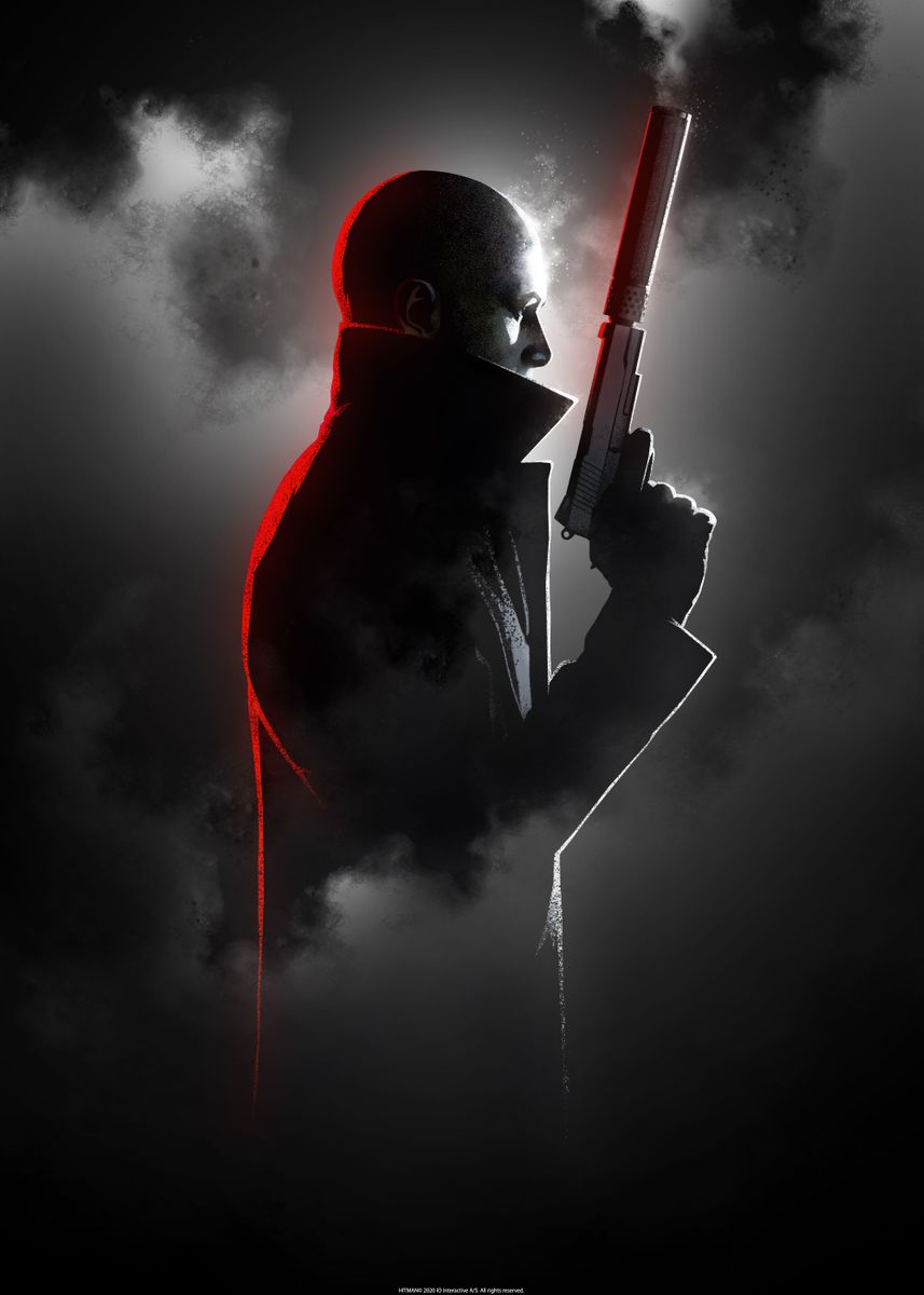 'Death Awaits' Poster, picture, metal print, paint by Hitman | Displate