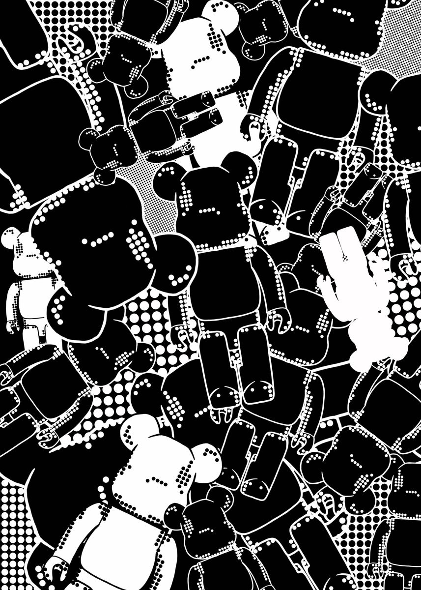 'Bearbrick' Poster by Massimo Zanini | Displate