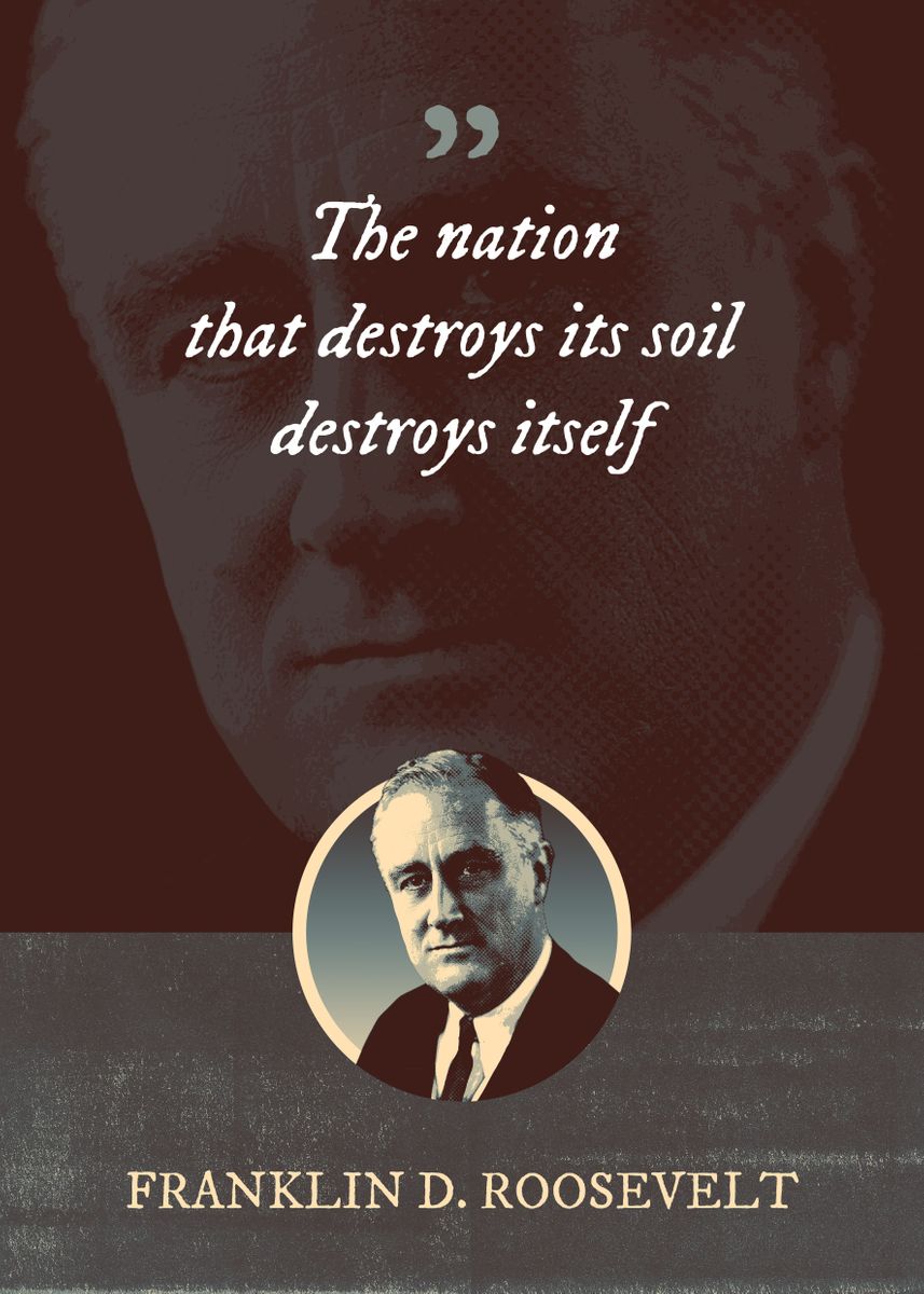 'The nation that destroys' Poster, picture, metal print, paint by ...