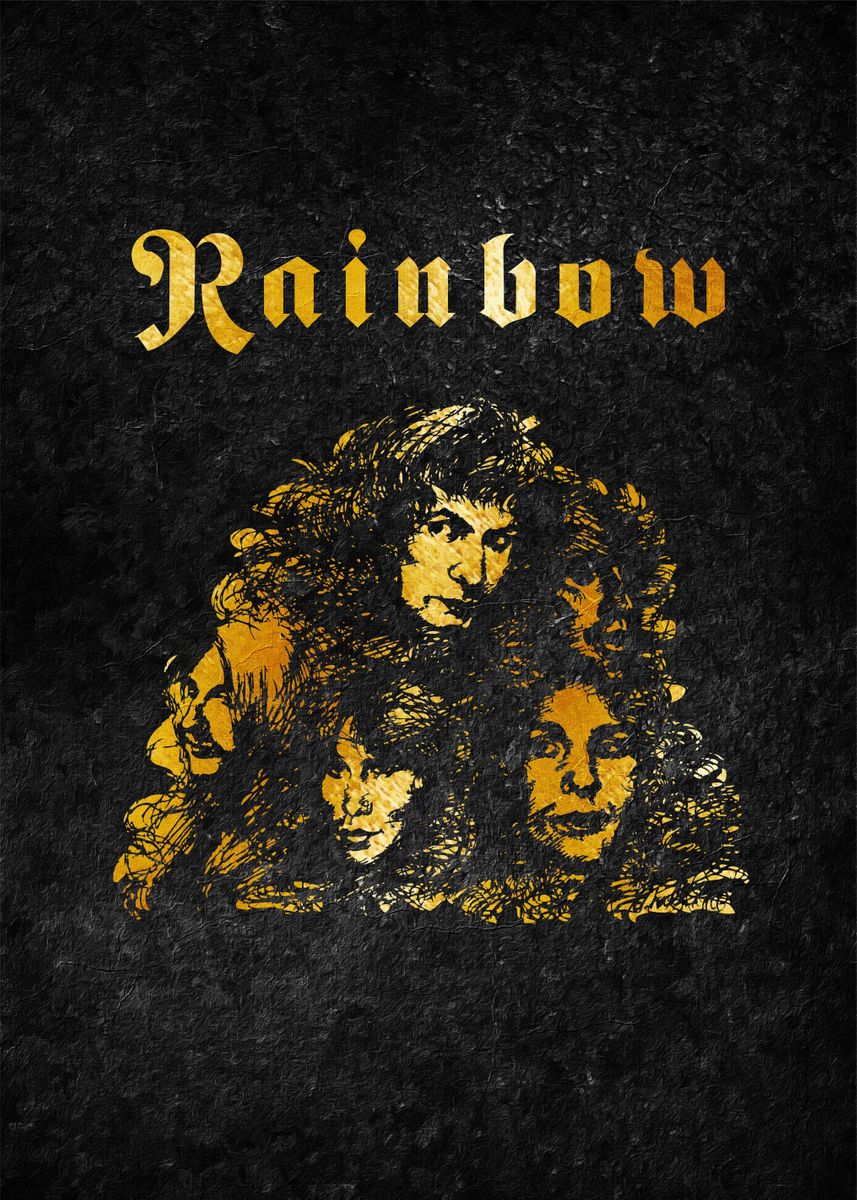 'rainbow' Poster, picture, metal print, paint by Bestselling Music ...