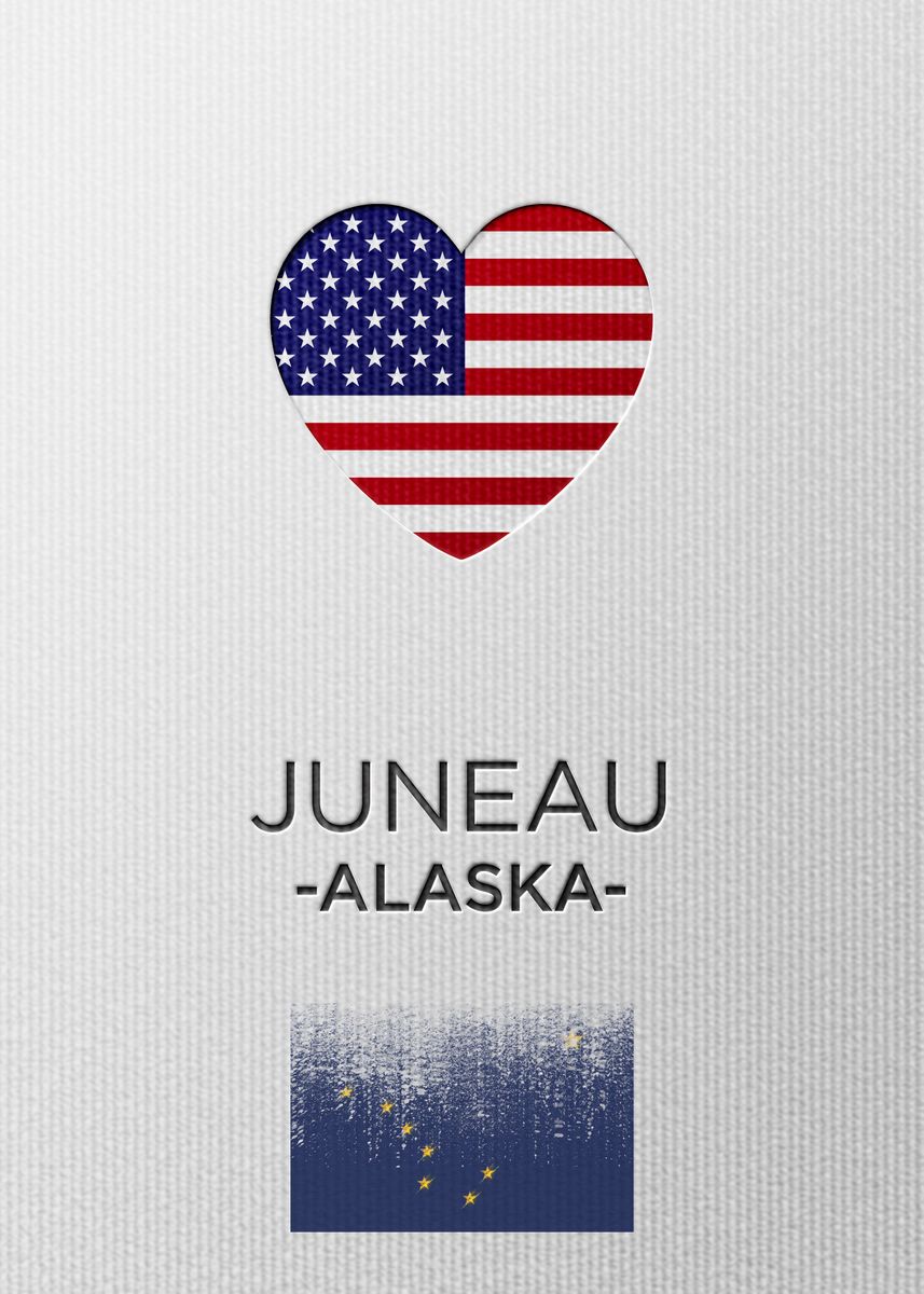 'Juneau Alaska' Poster by Manuel Garcia | Displate