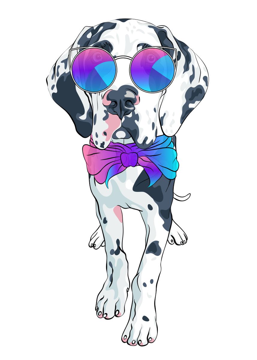 'Spotted dog ' Poster by Queensy Collin | Displate