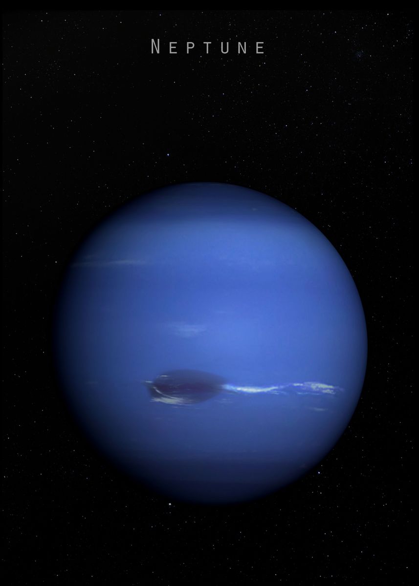 'Neptune' Poster, picture, metal print, paint by Marcel Clemens | Displate