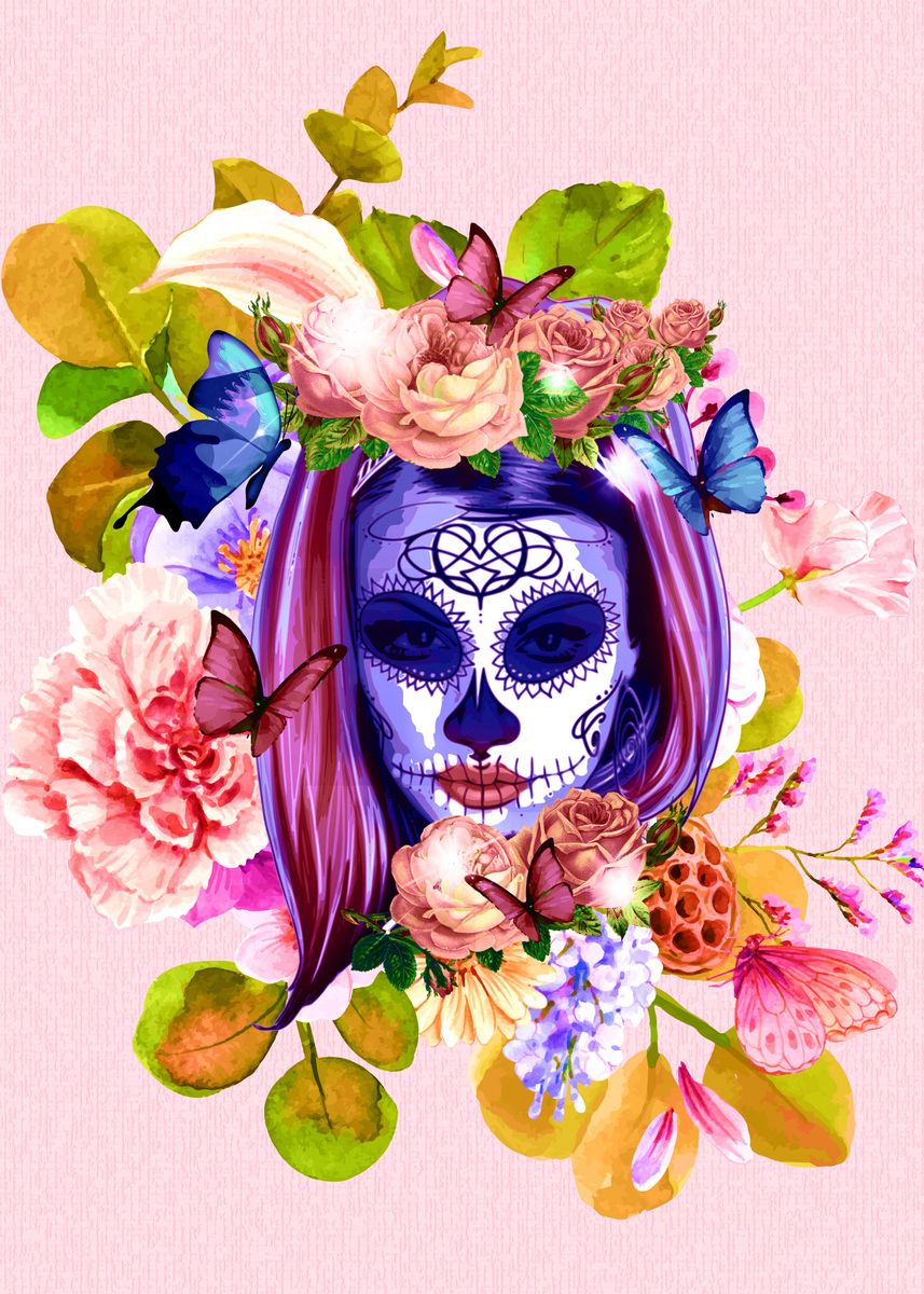 'Demon Skull Gothic Devil' Poster by Eye-Catcher | Displate