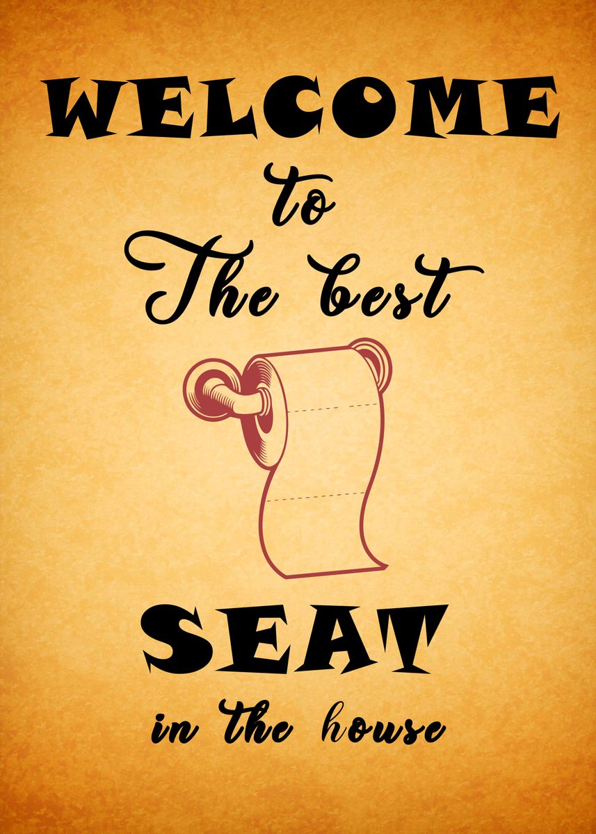 'Toilet' Poster by Jana Lara | Displate