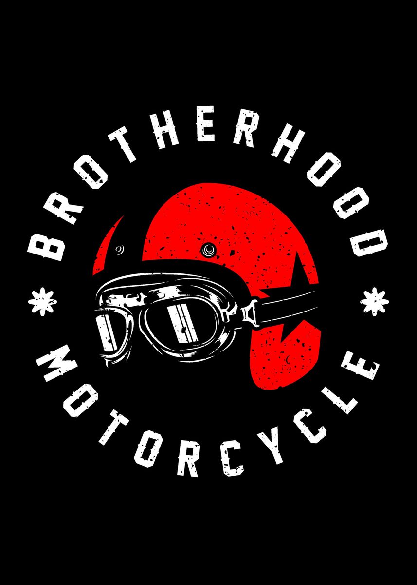 'brotherhood motorcycle' Poster, picture, metal print, paint by earth ...