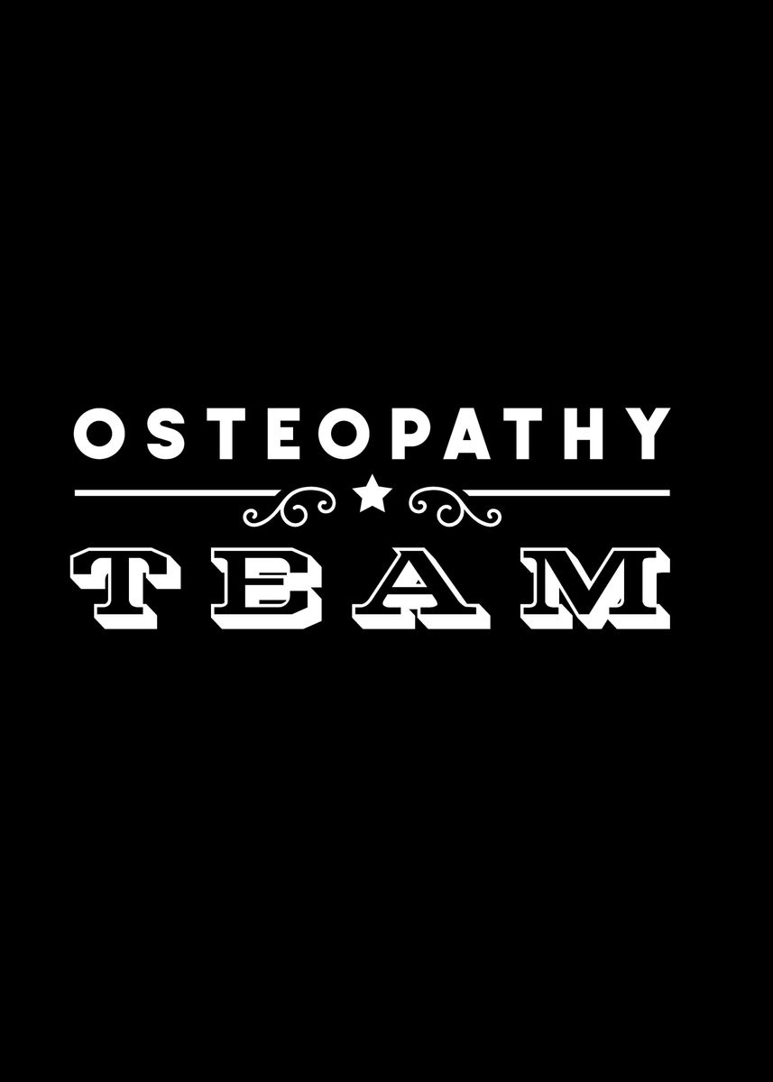 'Osteopathy Team' Poster, picture, metal print, paint by dr3designs ...