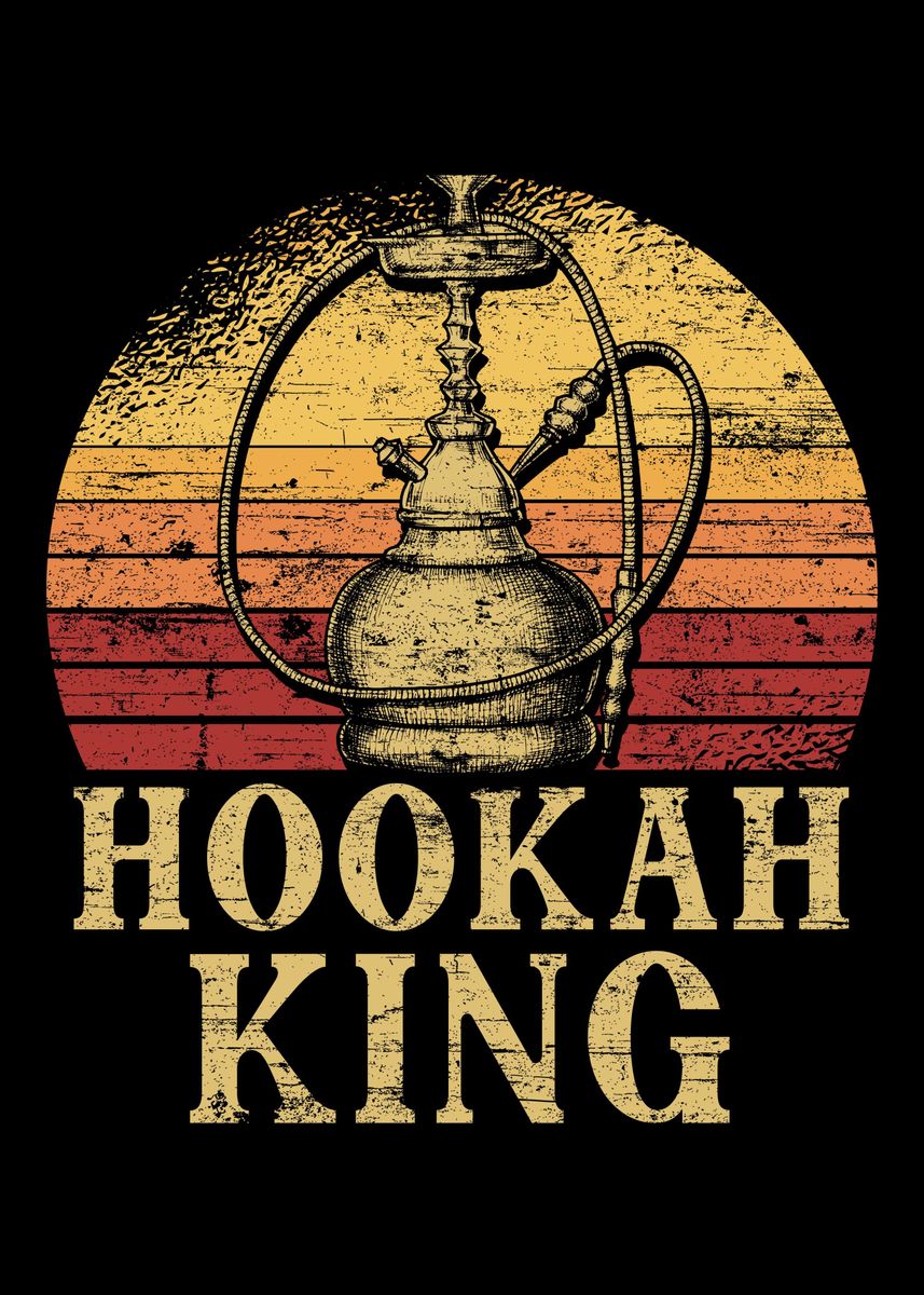 'Hookah King' Poster by Cooldruck | Displate