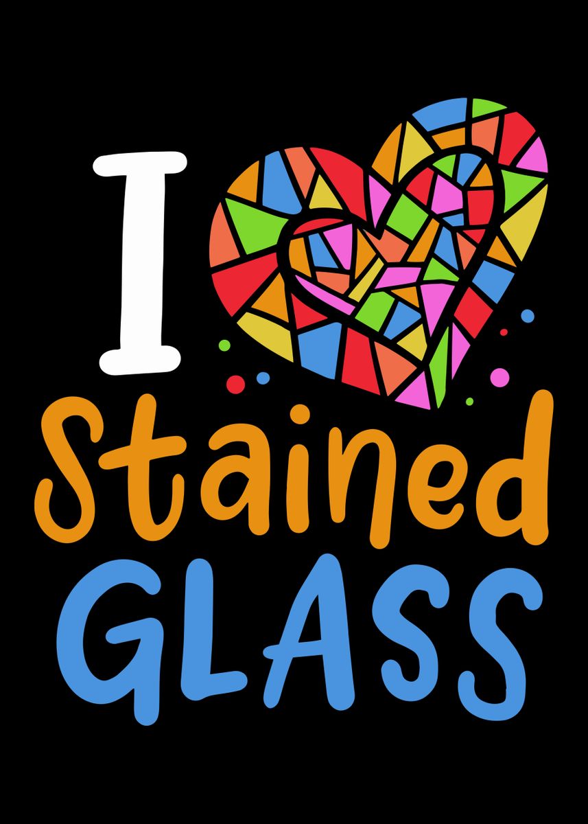 'Stained Glass Art' Poster by Shiva121 | Displate