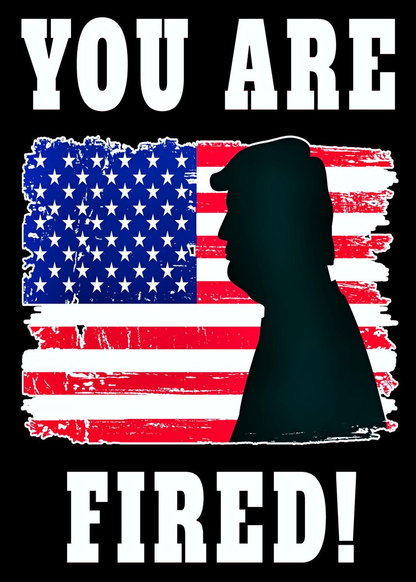 'Anti Trump Funny Against' Poster, picture, metal print, paint by ...