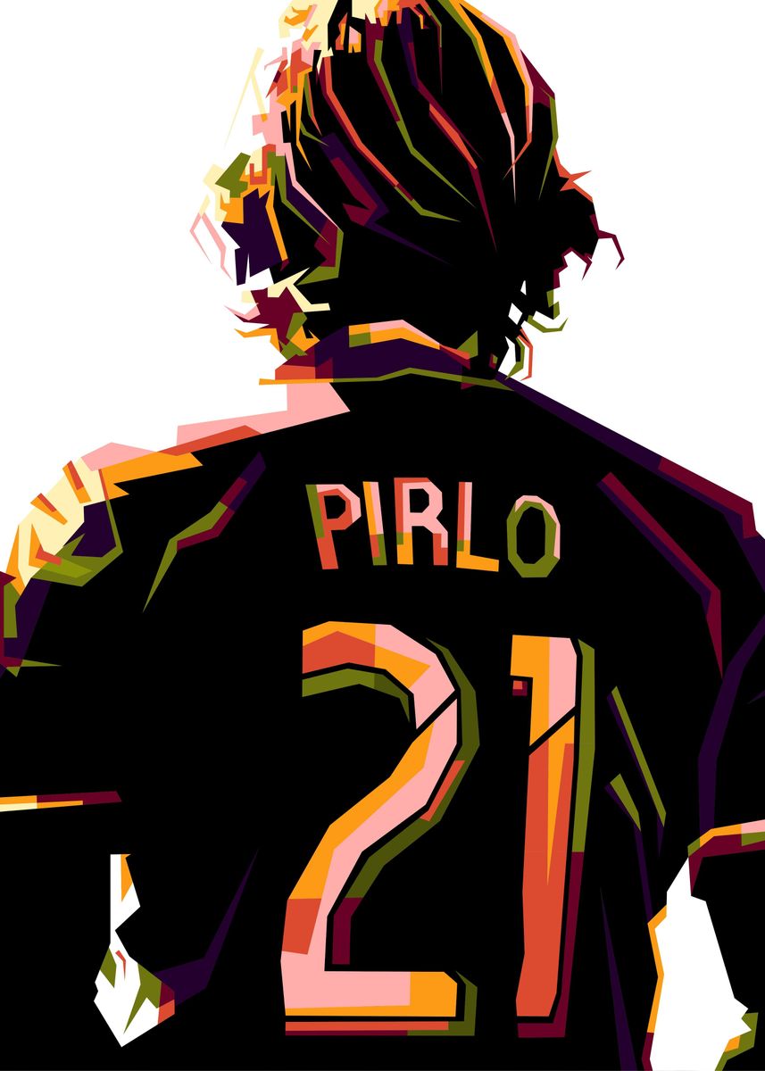 'Pirlo' Poster, picture, metal print, paint by AMIRUDIN 06 | Displate