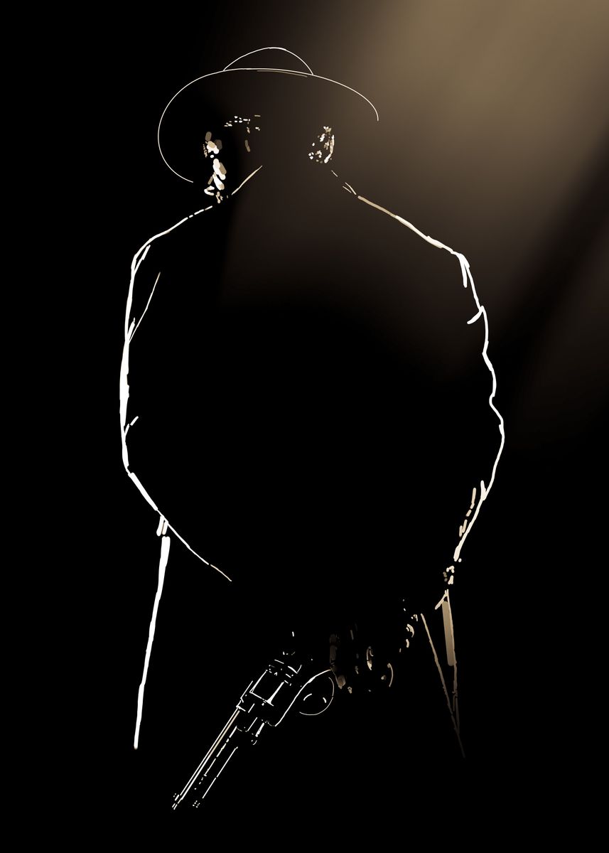 'Unforgiven' Poster, picture, metal print, paint by ABcreative | Displate