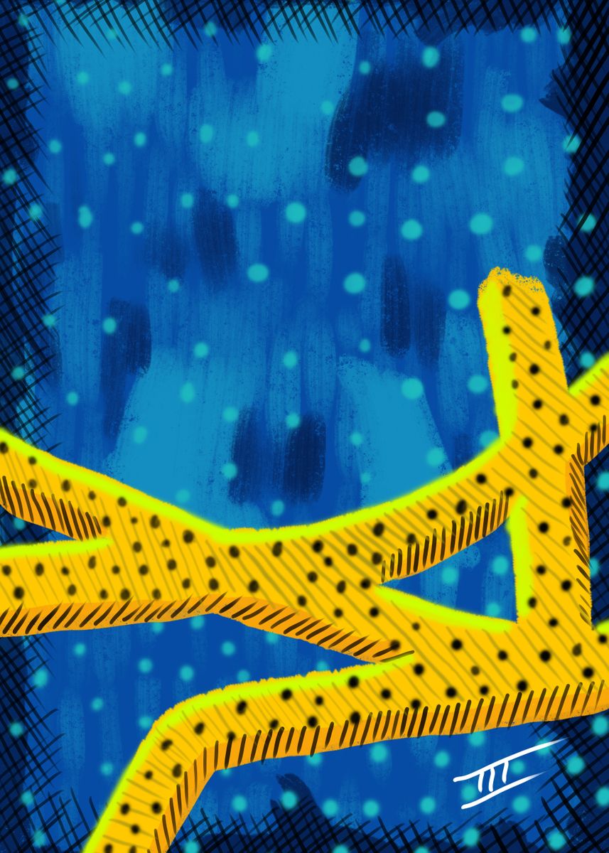 'BLUE CHEESE' Poster by George Franks | Displate