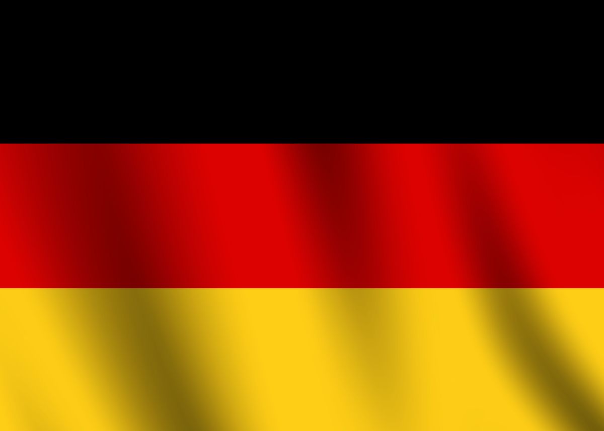 'Germany flag' Poster by dam art | Displate