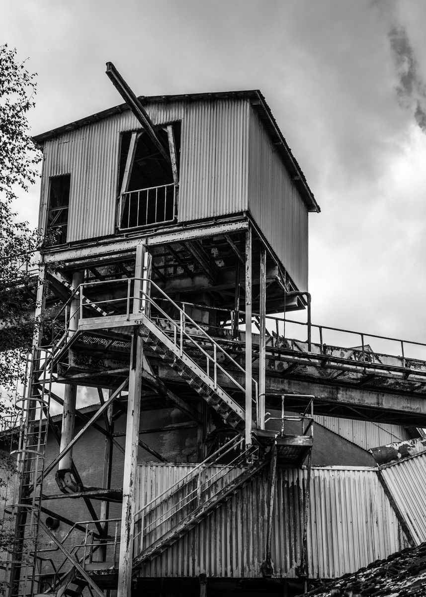 'Old Factory' Poster, picture, metal print, paint by My Legion | Displate