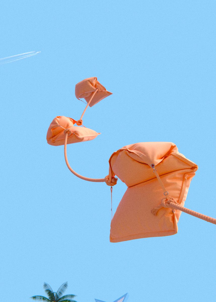 'Floating' Poster by Mokey | Displate