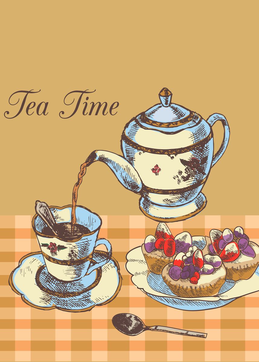 'Tea' Poster by Anti Social | Displate