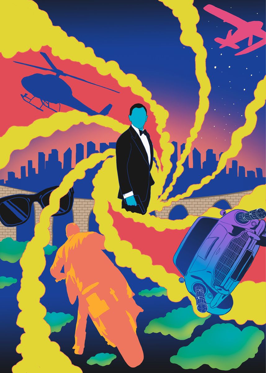 'Action Hero' Poster by RJ Artworks | Displate