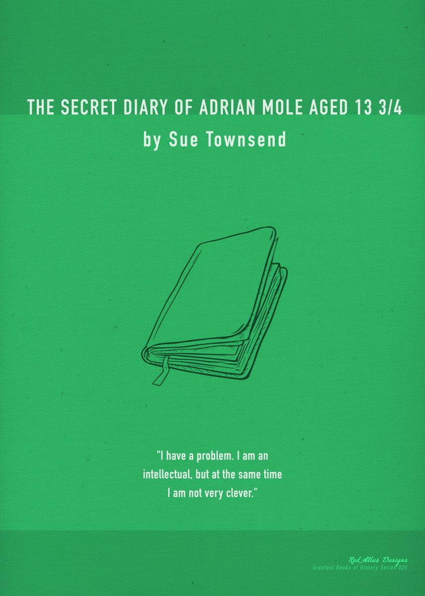 'The Secret Diary of Adrian' Poster, picture, metal print, paint by ...