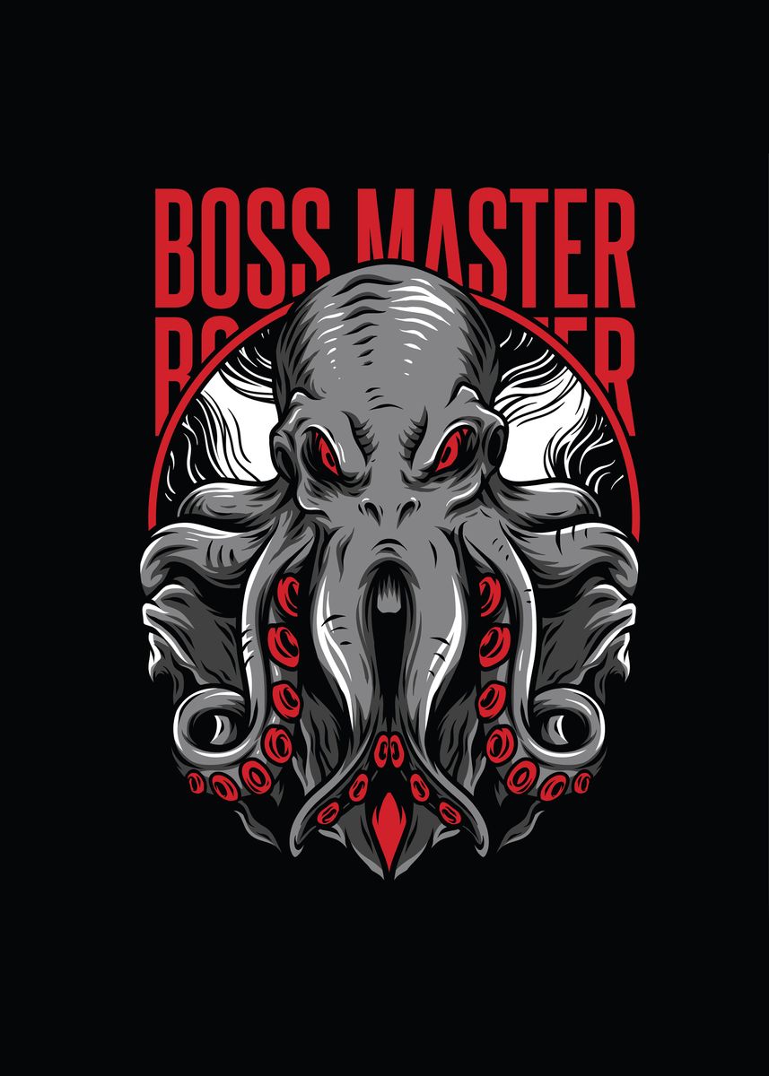 'Octopus' Poster by Vets Mangs | Displate