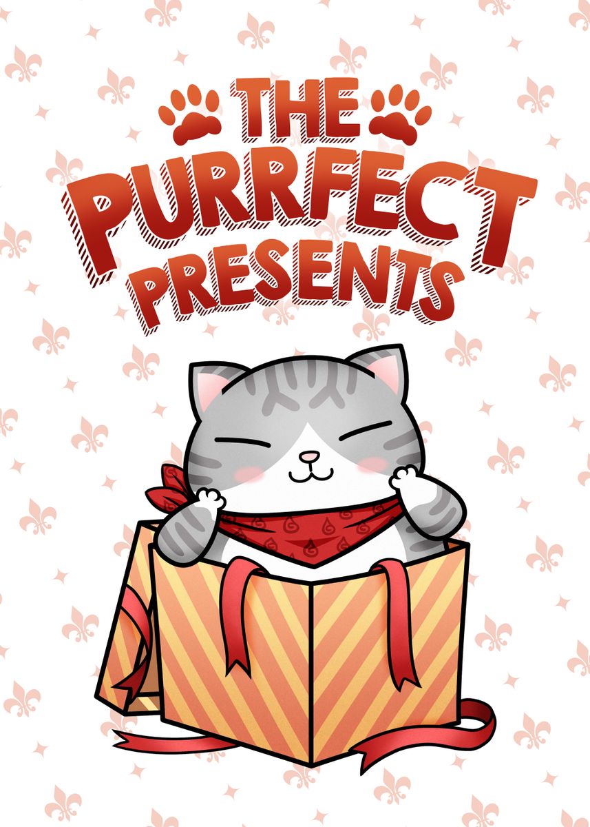 'Purrfect Cat Presents ' Poster by Takeda Art | Displate
