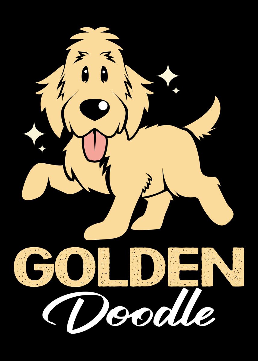 'Goldendoodle Cute Dog' Poster by FunnyGifts | Displate