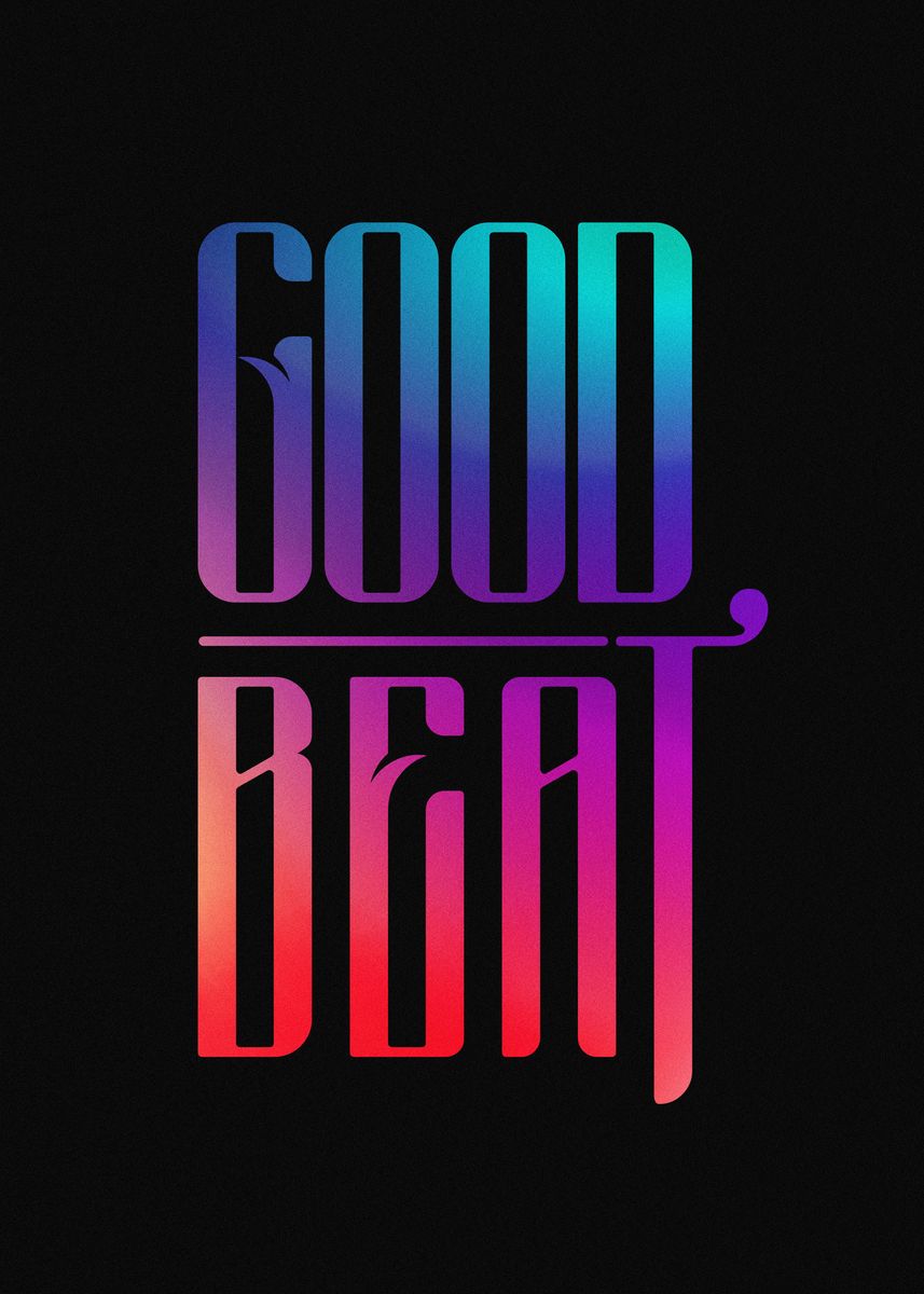 'Good Beat' Poster, picture, metal print, paint by Lumos19 Studio ...