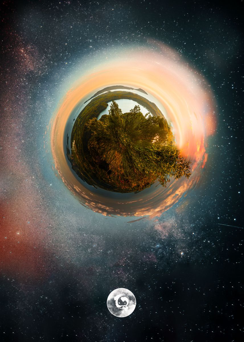 'Nosy' Poster, picture, metal print, paint by Nacil Draken | Displate