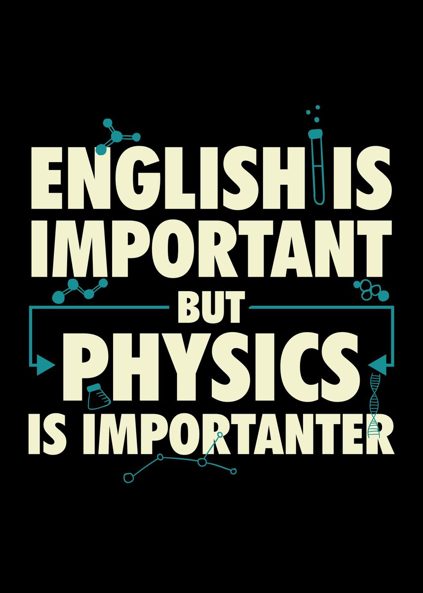 'Physicist Science Gift' Poster by TW Design | Displate