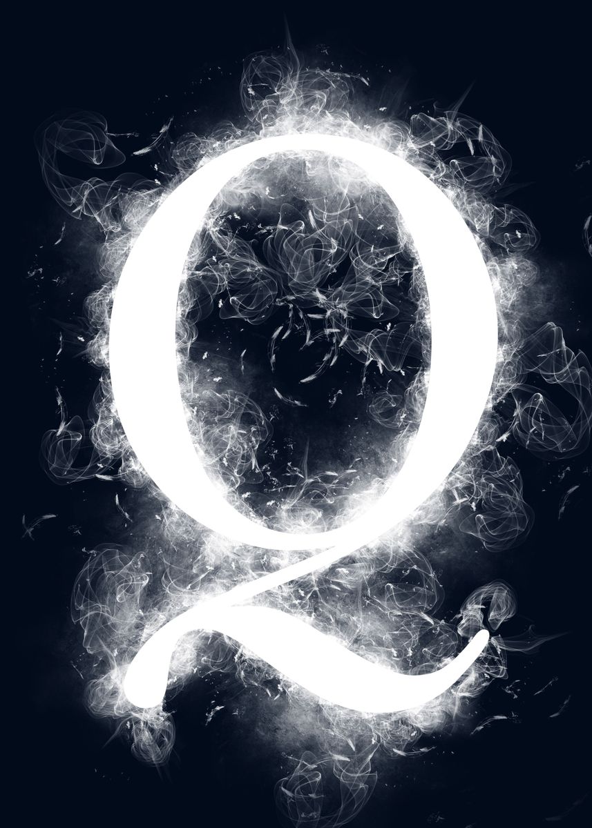 'Q' Poster, picture, metal print, paint by Retal | Displate