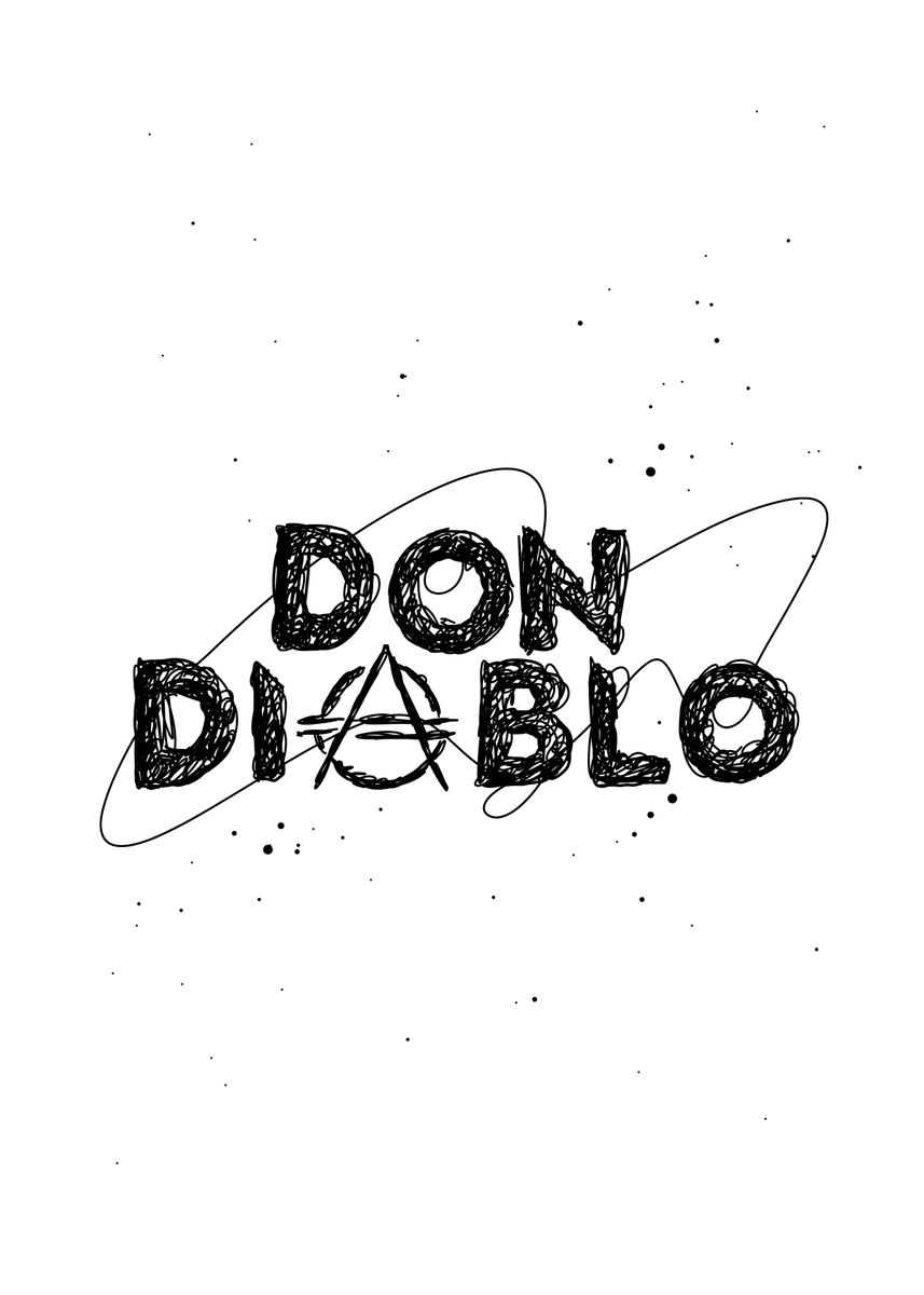 'Pepijn Schipper Don Diablo' Poster, picture, metal print, paint by ...