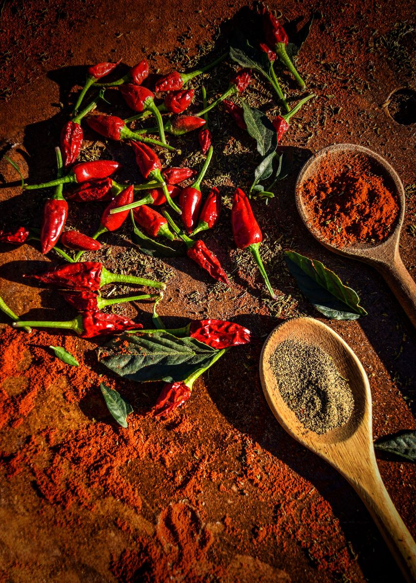 'Red Spicey' Poster by George Sorin | Displate