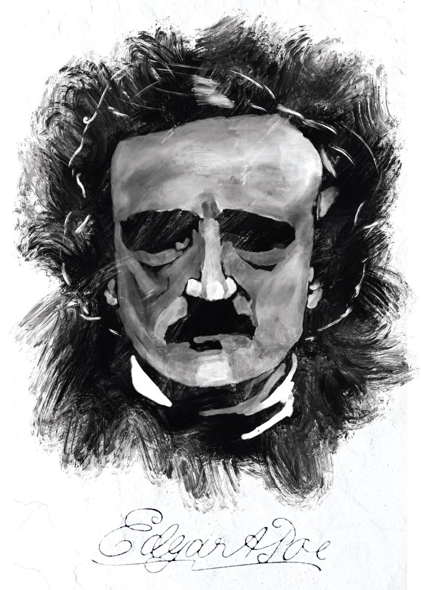 'Edgar' Poster, picture, metal print, paint by Arkham Inn | Displate