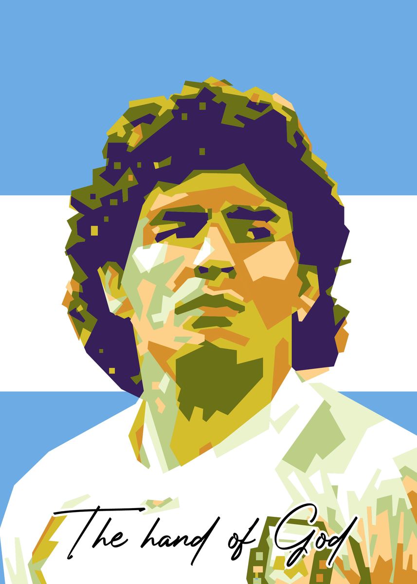 'The Hand of God' Poster, picture, metal print, paint by Kang Sopyan ...