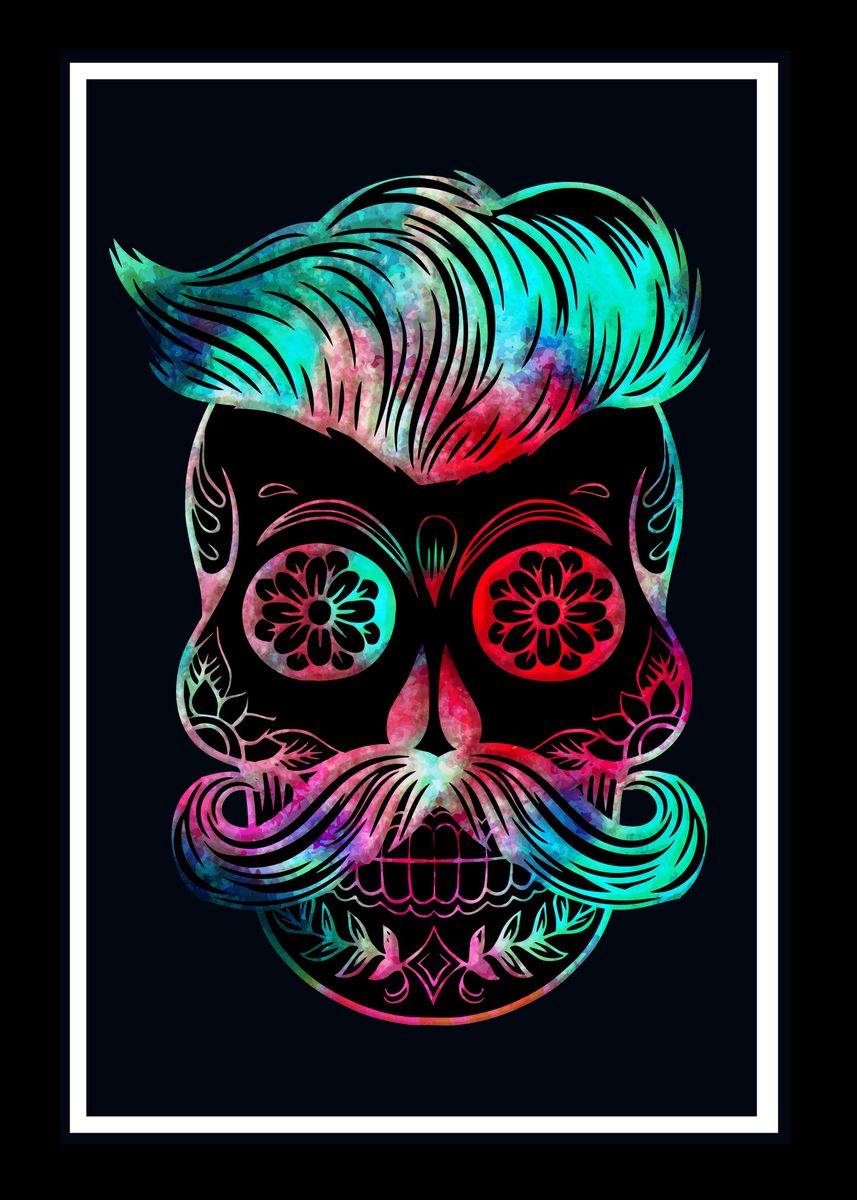 'Demon Skull Gothic Devil' Poster by Eye-Catcher | Displate