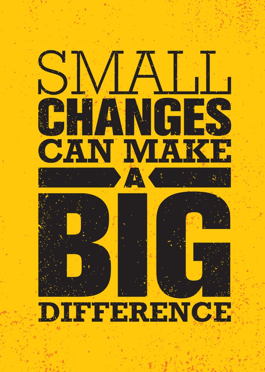 'small changes ' Poster, picture, metal print, paint by Queensy Collin ...