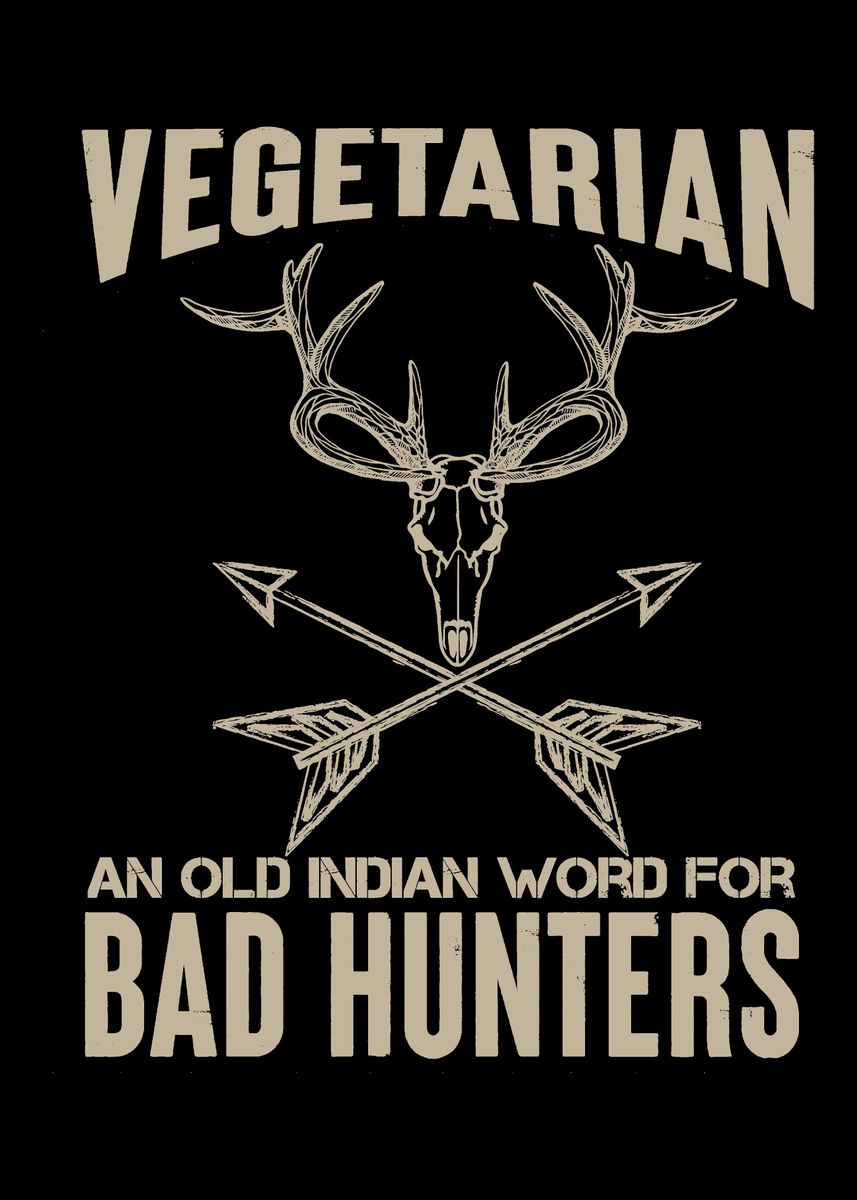 'Bad Hunters Funny Deer H' Poster by TheSpezialBrand | Displate