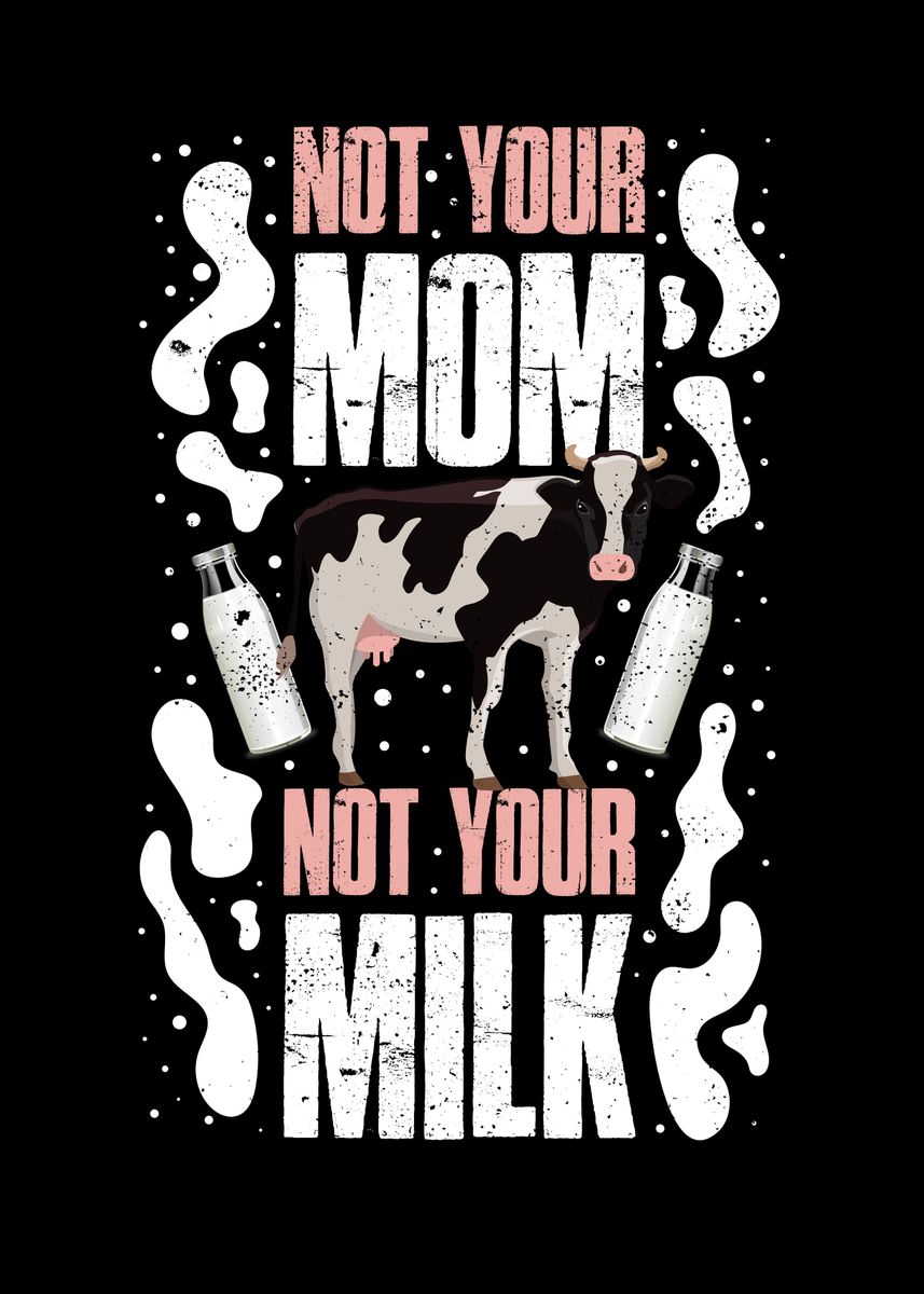 'Not ' Poster, picture, metal print, paint by CatRobot | Displate