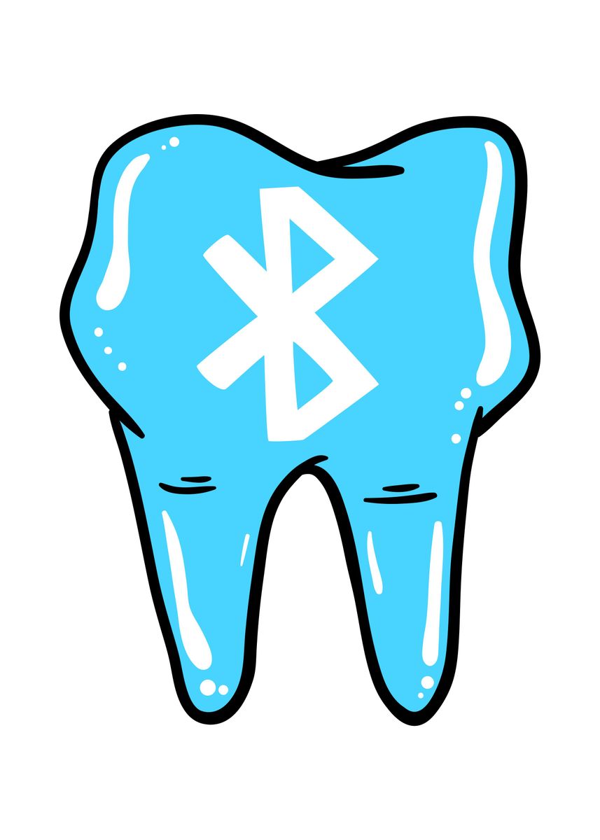 'blueTOOTH' Poster by Adrian Serghie | Displate