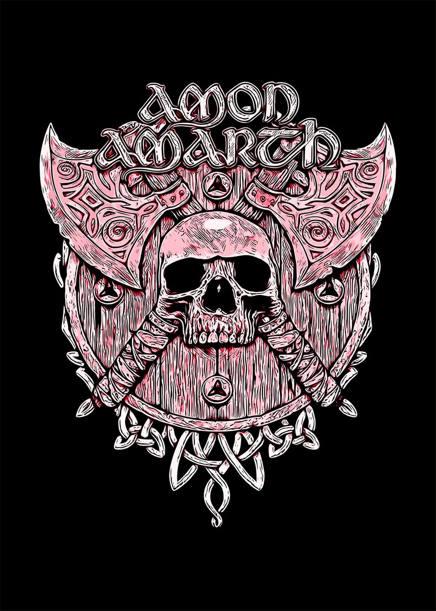 'Amon Amarth' Poster, picture, metal print, paint by supergaff | Displate