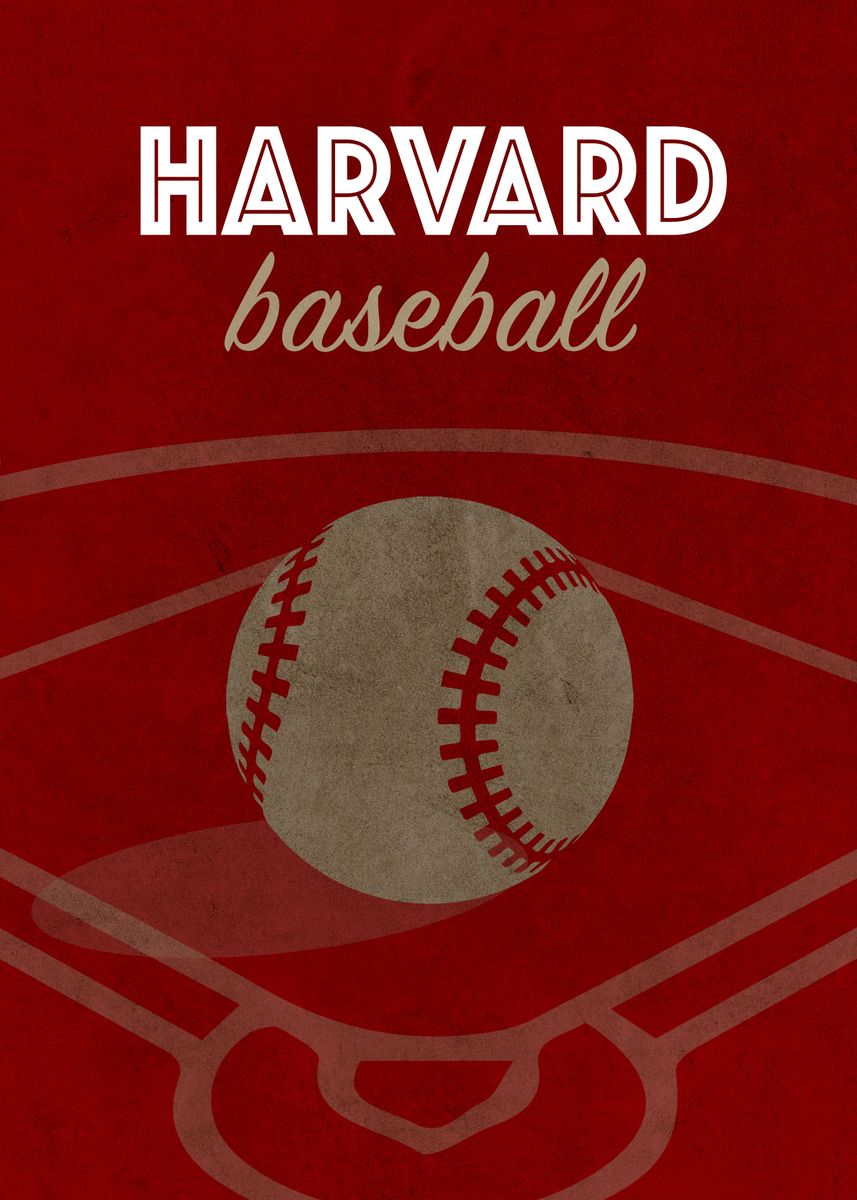 'Harvard College Baseball' Poster by Design Turnpike | Displate