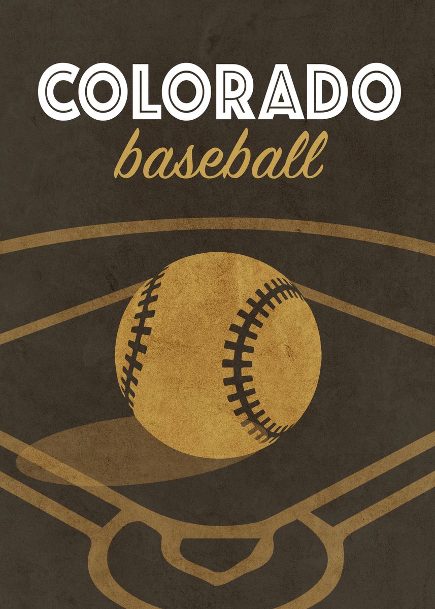 'Colorado College Baseball' Poster by Design Turnpike | Displate