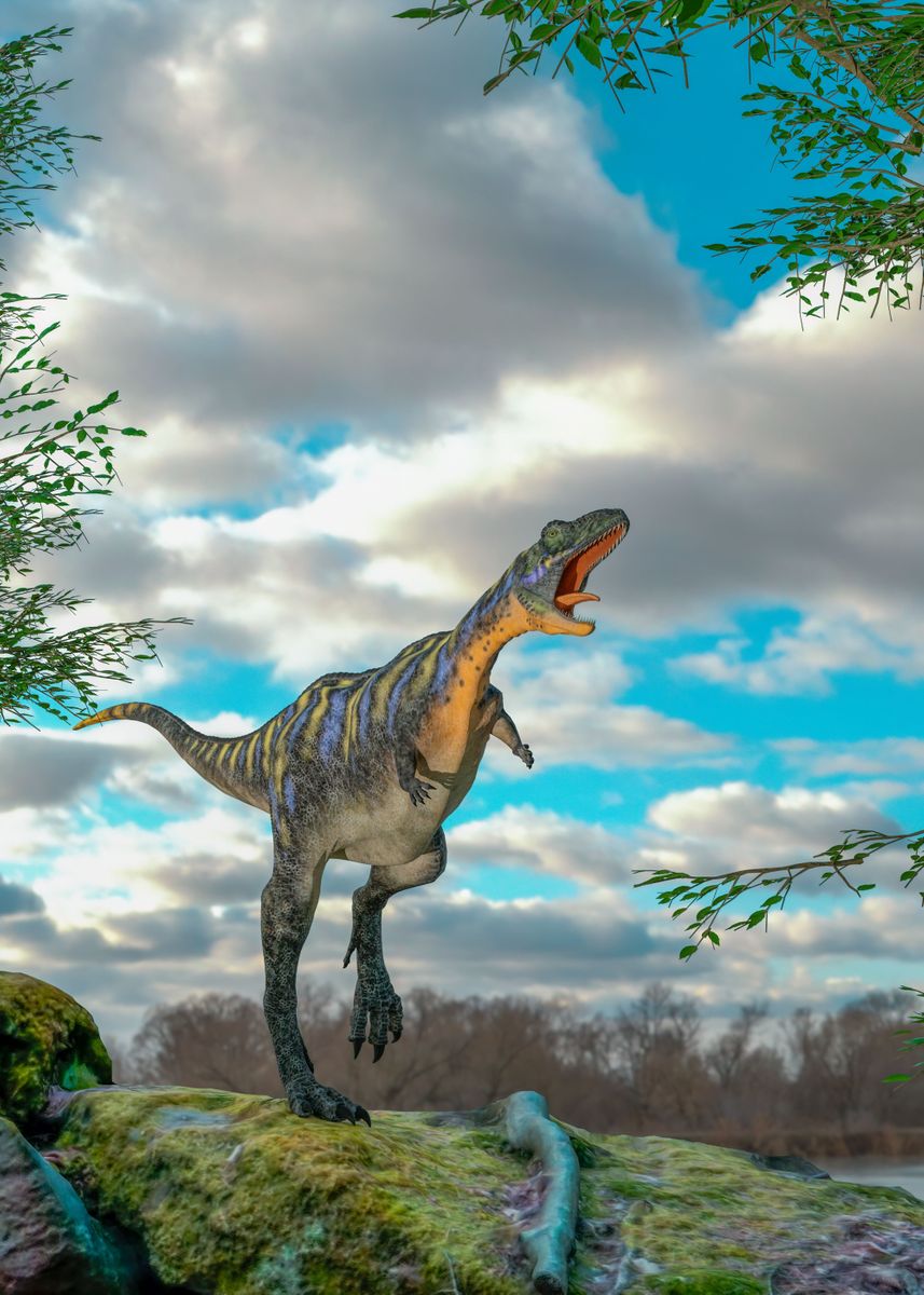 'Aucasaurus' Poster by Alain Gaymard | Displate