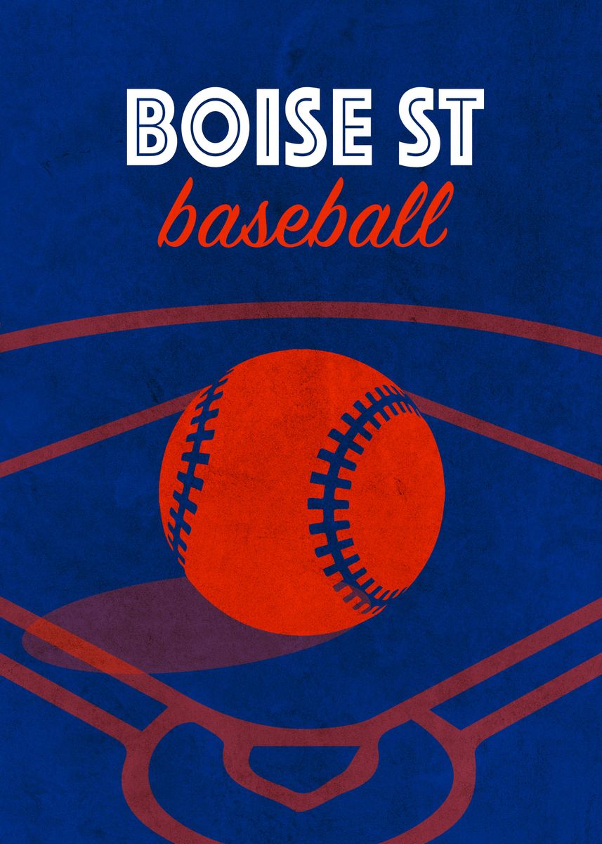 'Boise State Baseball Team' Poster by Design Turnpike | Displate
